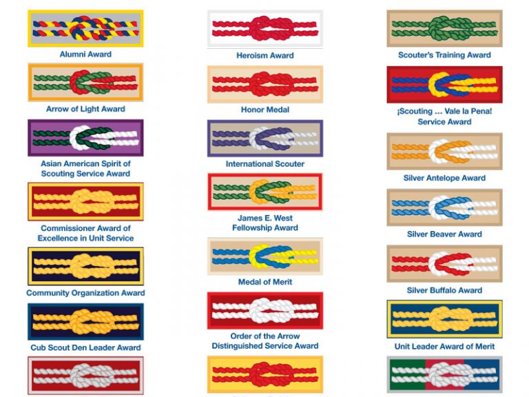 Adult Leader Knots and Awards